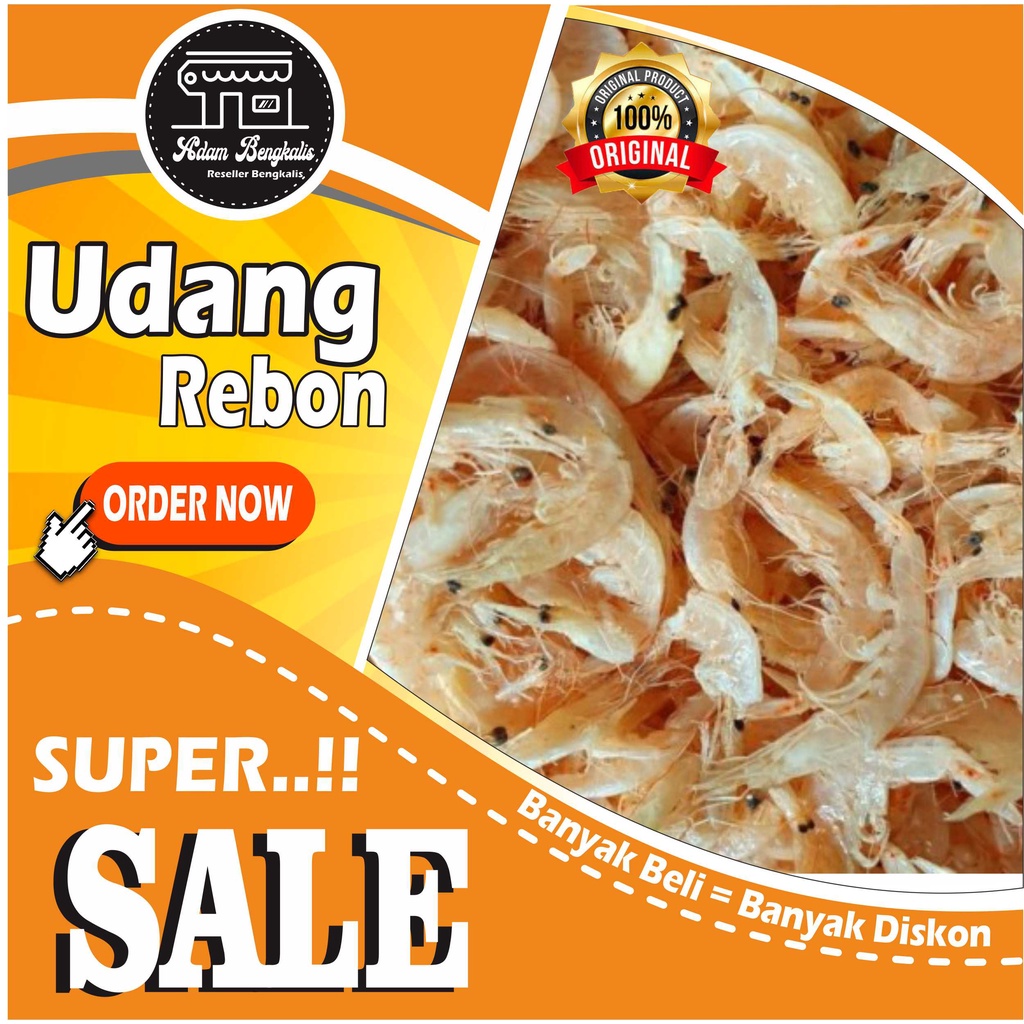 Jual Udang Rebon/Rebun Untuk Pelengkap Makanan penyedap rasa nasi ...
