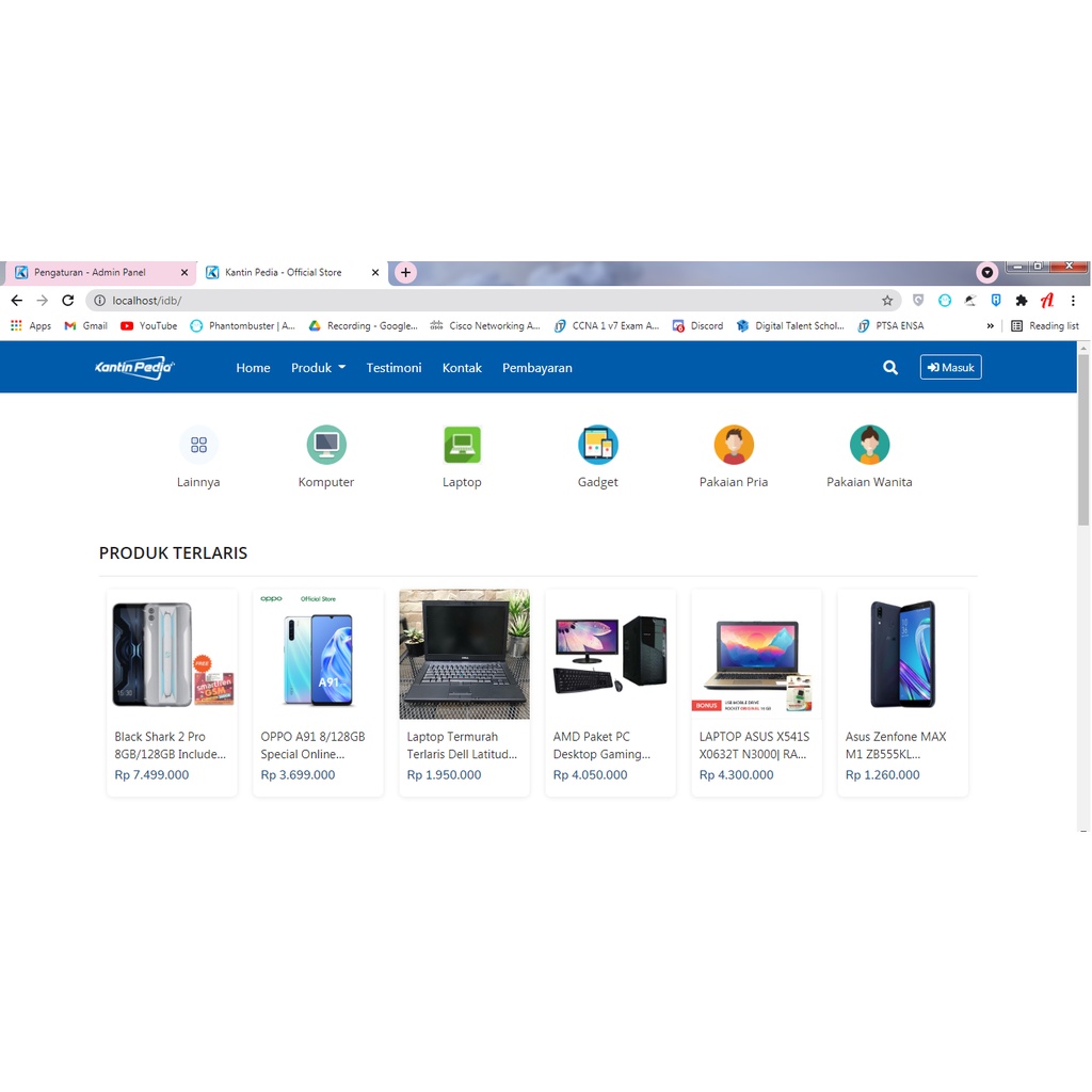 Jual Source Code Toko Online Terintegrasi Midtrans dan Rajaongkir | Shopee Indonesia