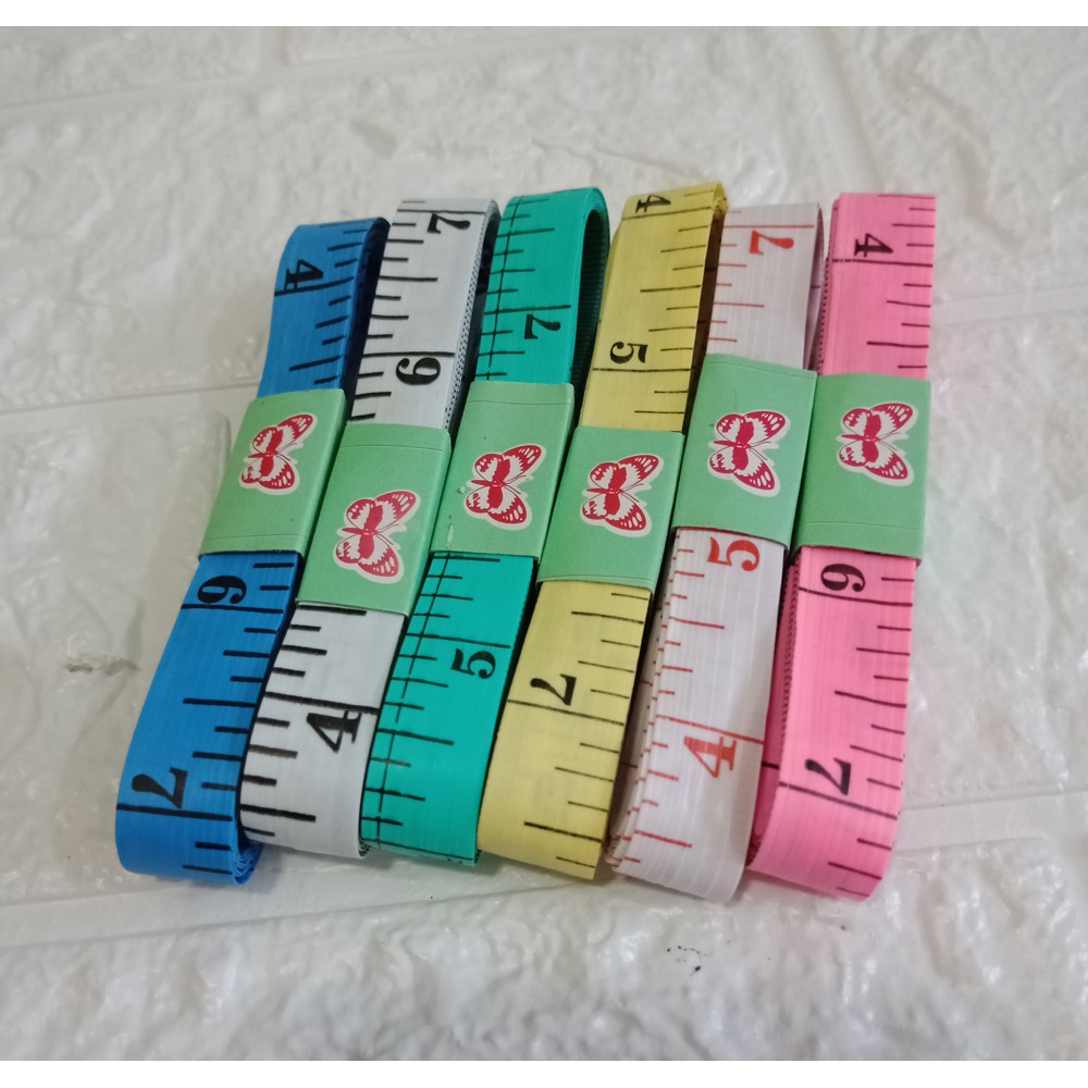 Jual Alat Ukur Meteran Kain Taylor 1 Pcs Panjang 150 Cm Warna Random ...