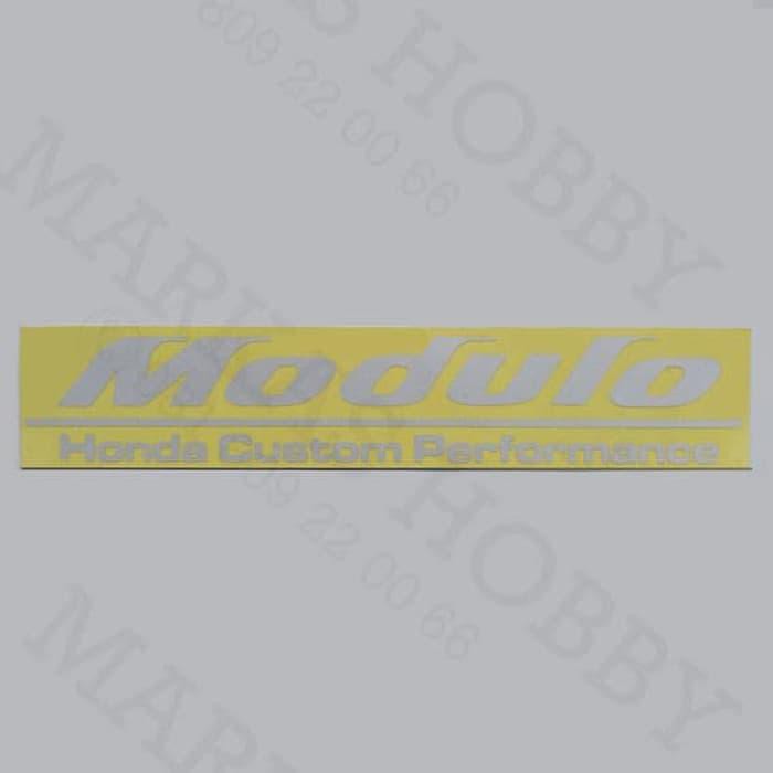 Jual Stiker / Sticker HONDA MODULO WHITE TEXT ONLY | Shopee Indonesia