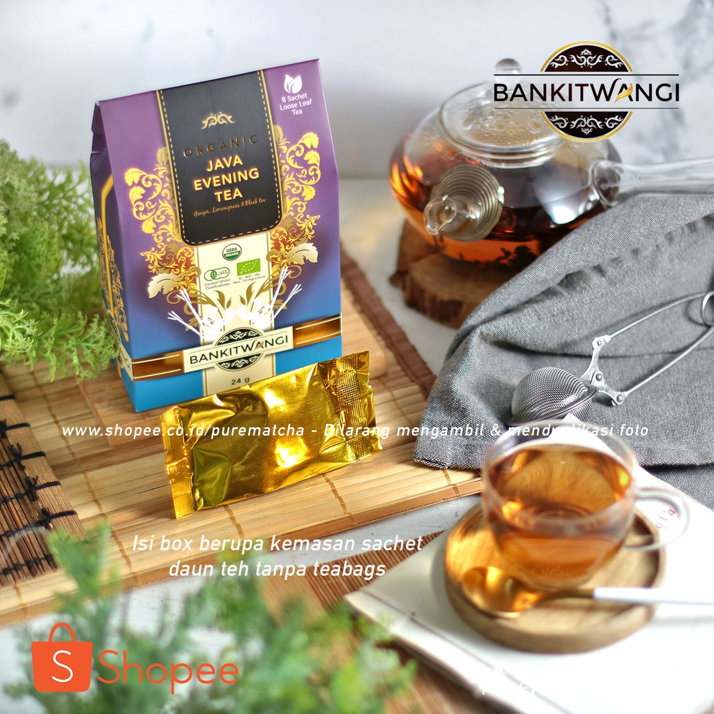 Jual Bankit Wangi - JAVA EVENING TEA Organic 3gr Kemasan Sampel Ginger ...