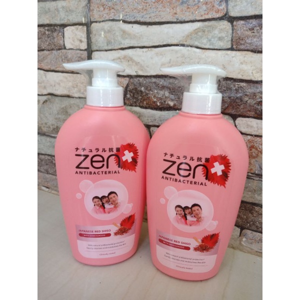 Jual Zen antibacterial body wash 500 botol pump sabun cair / zen sabun ...