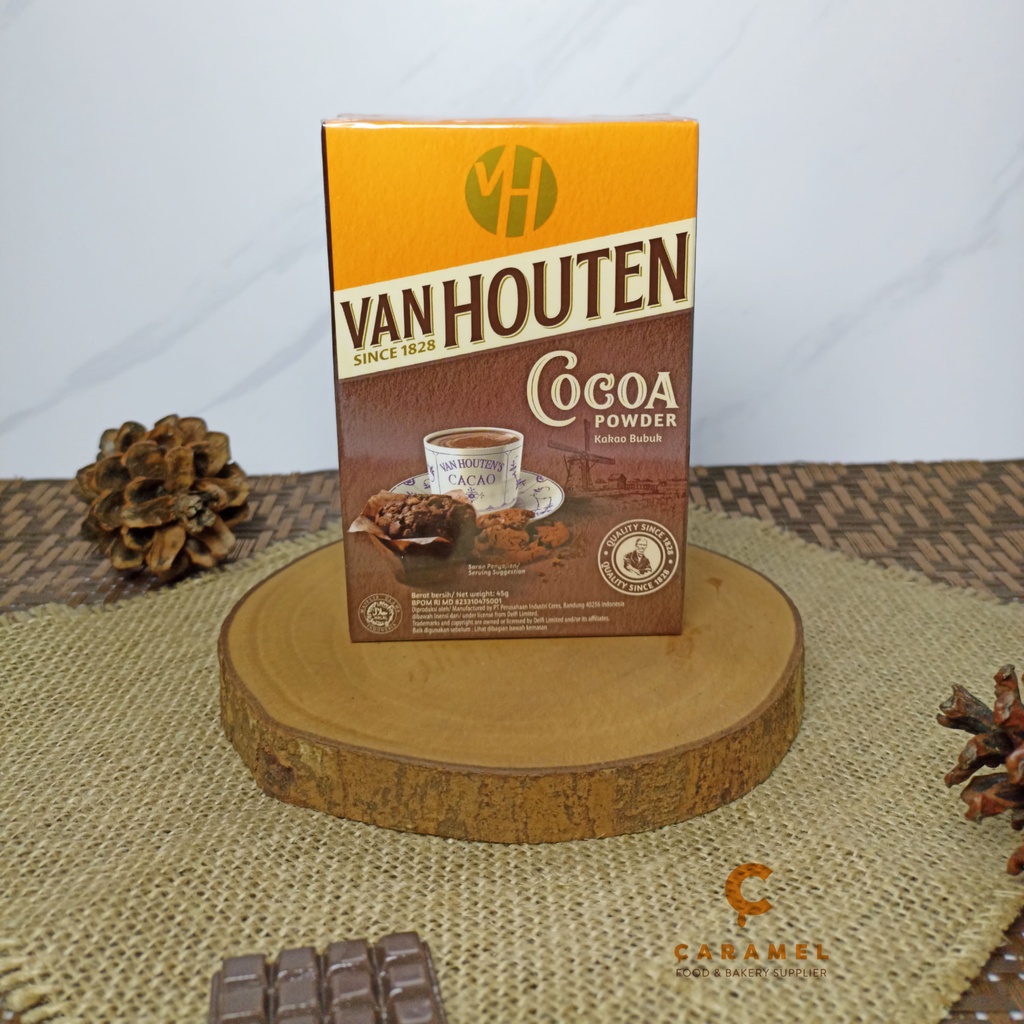 Jual coklat bubuk - cocoa vanhouten 45gr - cocoa windmolen 45gr ...