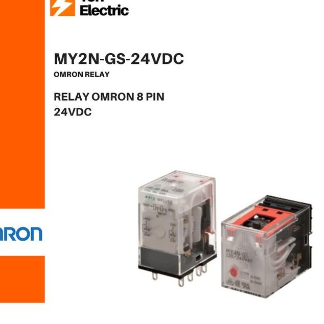 Jual Omron Relay MY2N-GS-24VDC MY2N GS 24V 100% Ori | Shopee Indonesia