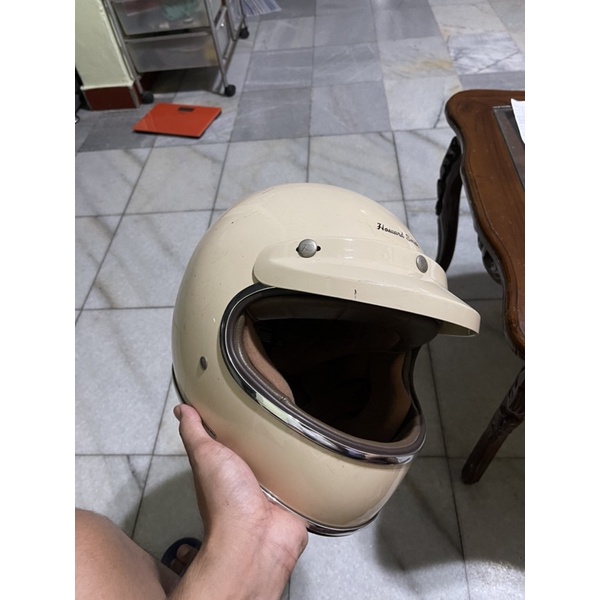 Jual Helm Full Face Howard Smith Cream XL (Second) | Shopee Indonesia