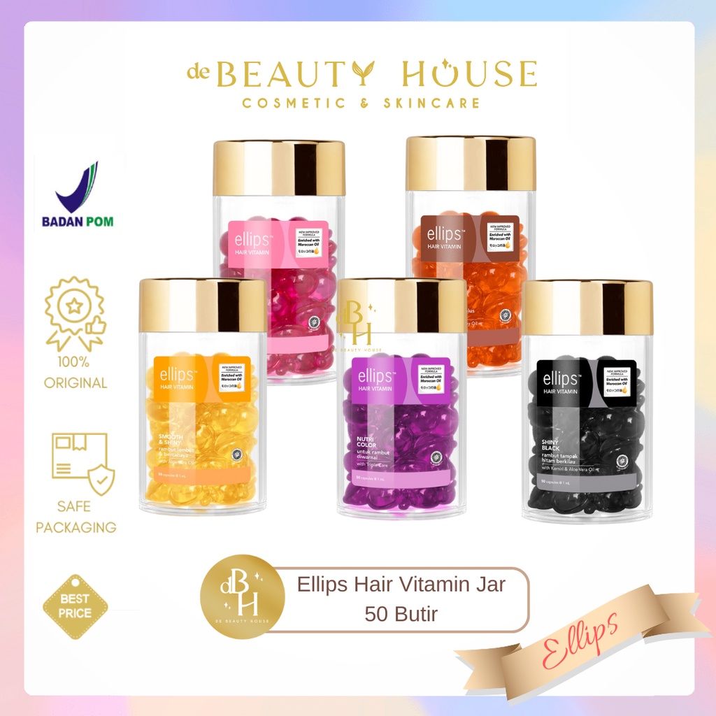 Jual ELLIPS Hair Vitamin (Smooth & Shiny, Nutri Hair, Hair Treatment ...