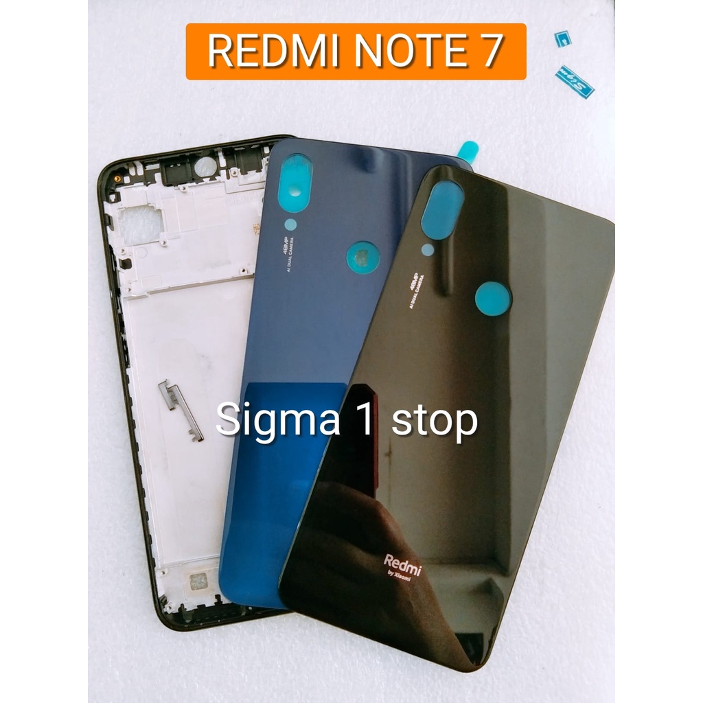Jual CASING REDMI NOTE 7 BACK DOOR XIAOMI TUTUP BATERAI FRAME LCD BACK ...