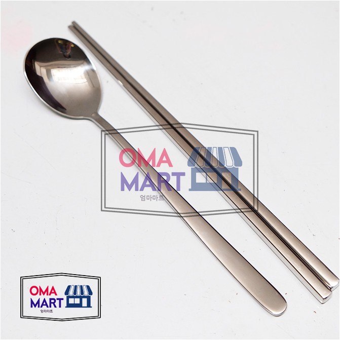 Jual Sujeo Korea, sendok sumpit korea silver 304 stainless food grade ...