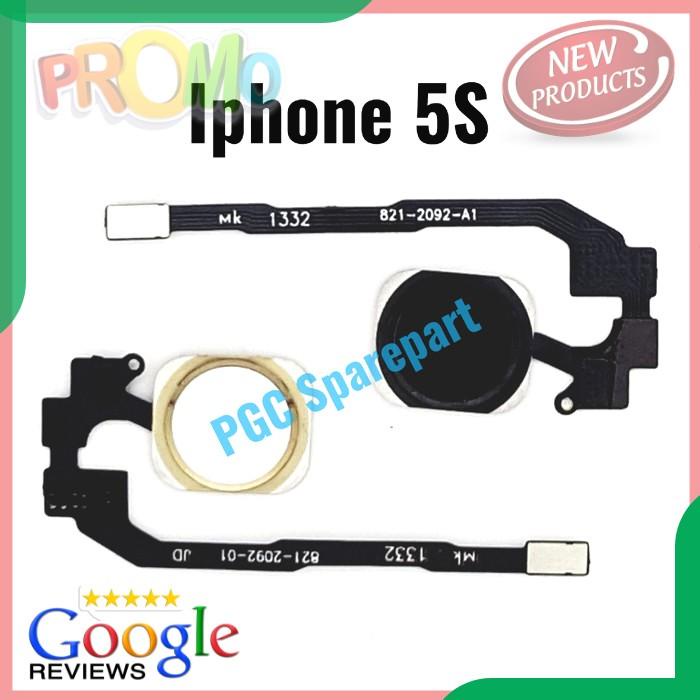 Jual SPAREPART HP FLEXIBLE TOMBOL HOME BUTTON IPHONE 5S TIDAK ...