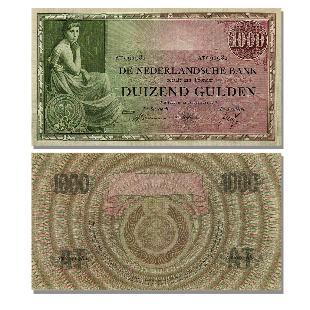 Jual Uang Lama Gulden Belanda tahun 1938 souvenir replika repro ...