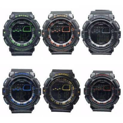 Jual (lasika 603) jam tangan pria sporty lasika 603 WATER RESISTANT ...