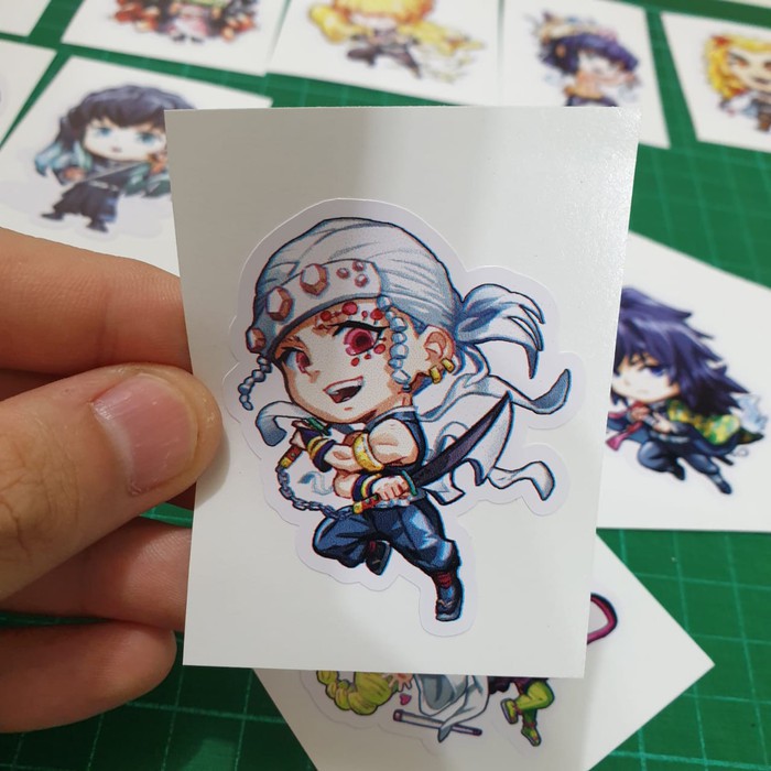 Jual Sticker Anime Demon Slayer Set - Tengen | Shopee Indonesia