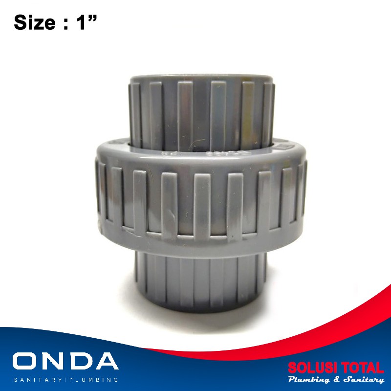 Jual Water Mur Moor Polos 1" Union Socket 1 Inch PVC Onda | Shopee ...
