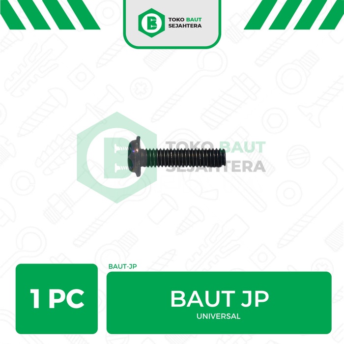 Jual BAUT JP 4 X 18 / SKRUP MESIN 4 X 18 (20 PCS) | Shopee Indonesia