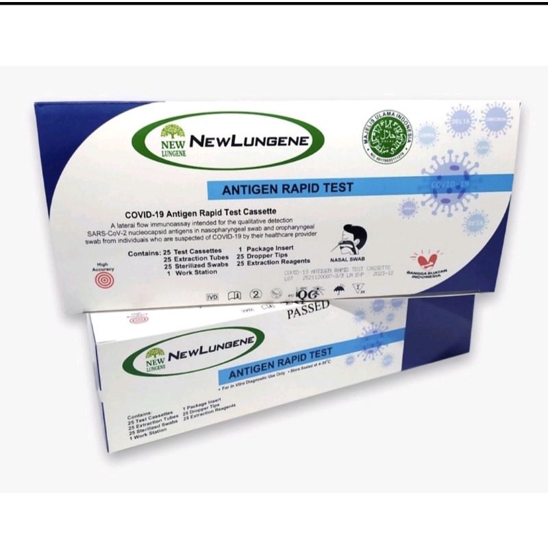 Jual Swab antigen murah alkes clugene lugene merah putih, biru ...