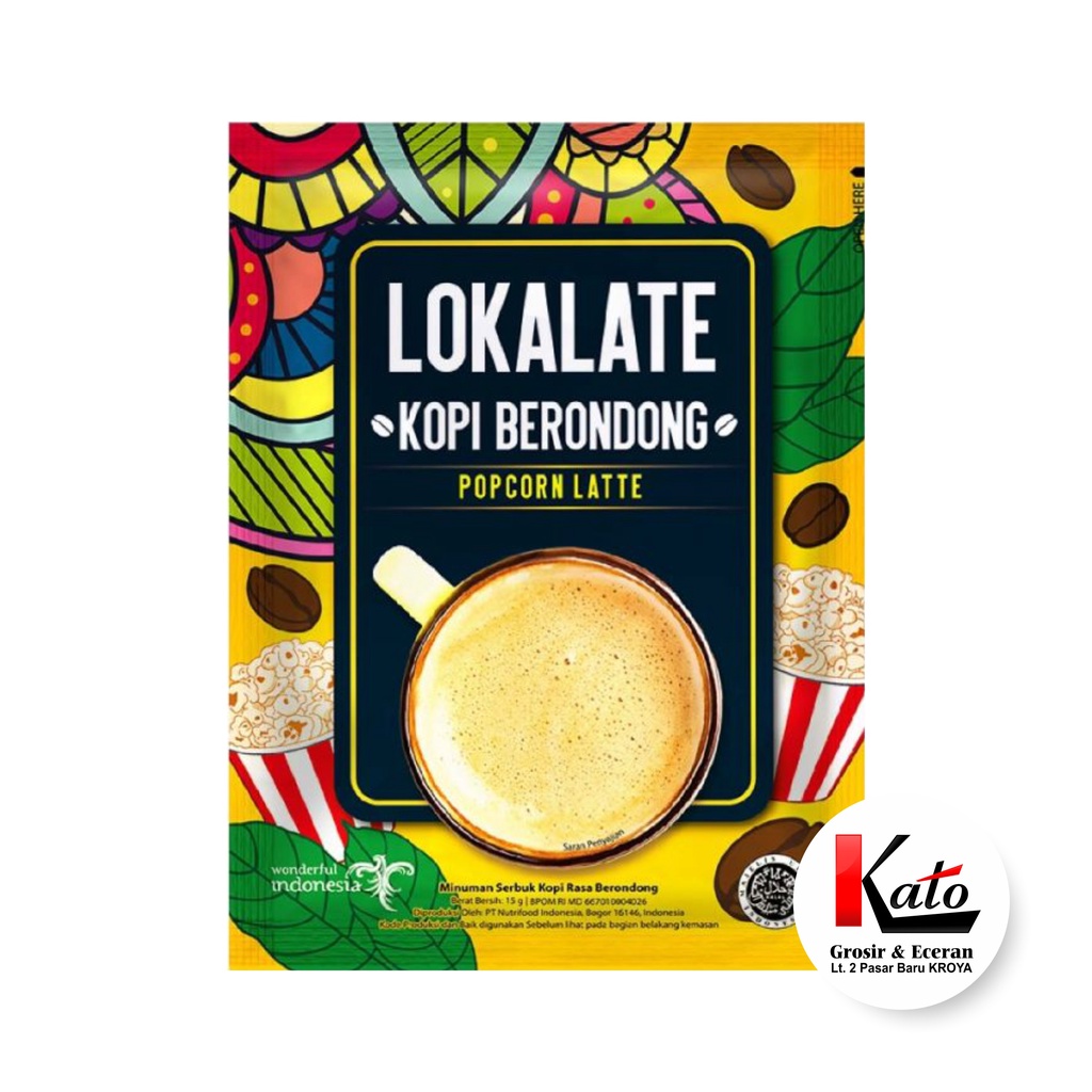 Jual Lokalate Kopi Berondong - Popcorn Latte isi 10 Sachet - Kopi ...