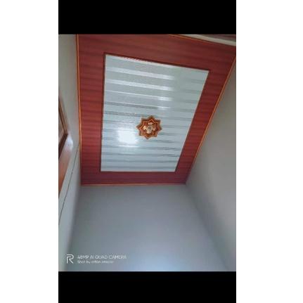 Jual 0N4 Plafon PVC / Plavon PVC genius ketebalan 8mm (kotak bergaris ...