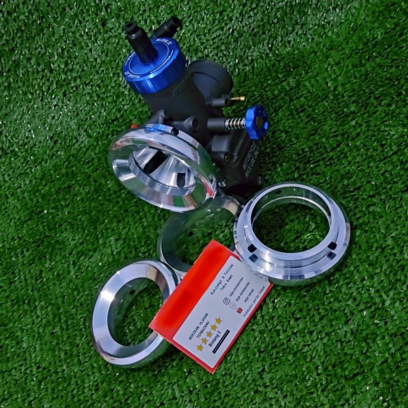 Jual Velocity Pe 28 Corong Karbu PWK PE 28 Racing CNC Diamond spr ...