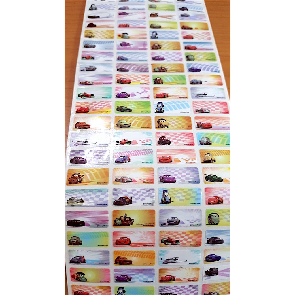 Jual Label nama anti air stiker waterproof Macqueen And Friends ...