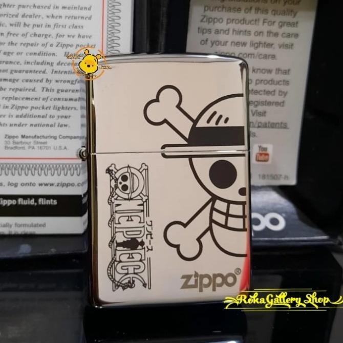 Jual zippo custom laser one piece tengkorak manga anime | Shopee Indonesia