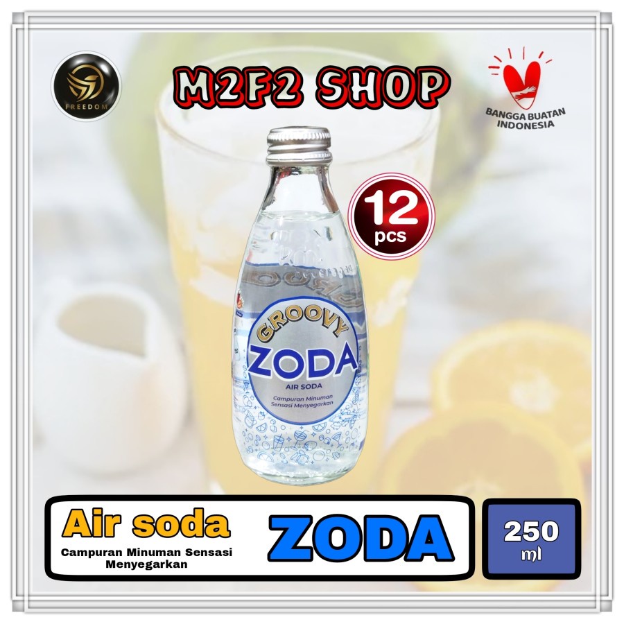 Jual ZODA Minuman Air Soda Botol Beling - 250 ml (Kemasan 12 Pcs ...