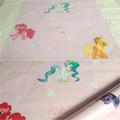 Jual Wallpaper Sticker Dinding Kamar Anak Kartun Unicorn Kuda Poni 10 m x 45 cm | Shopee Indonesia