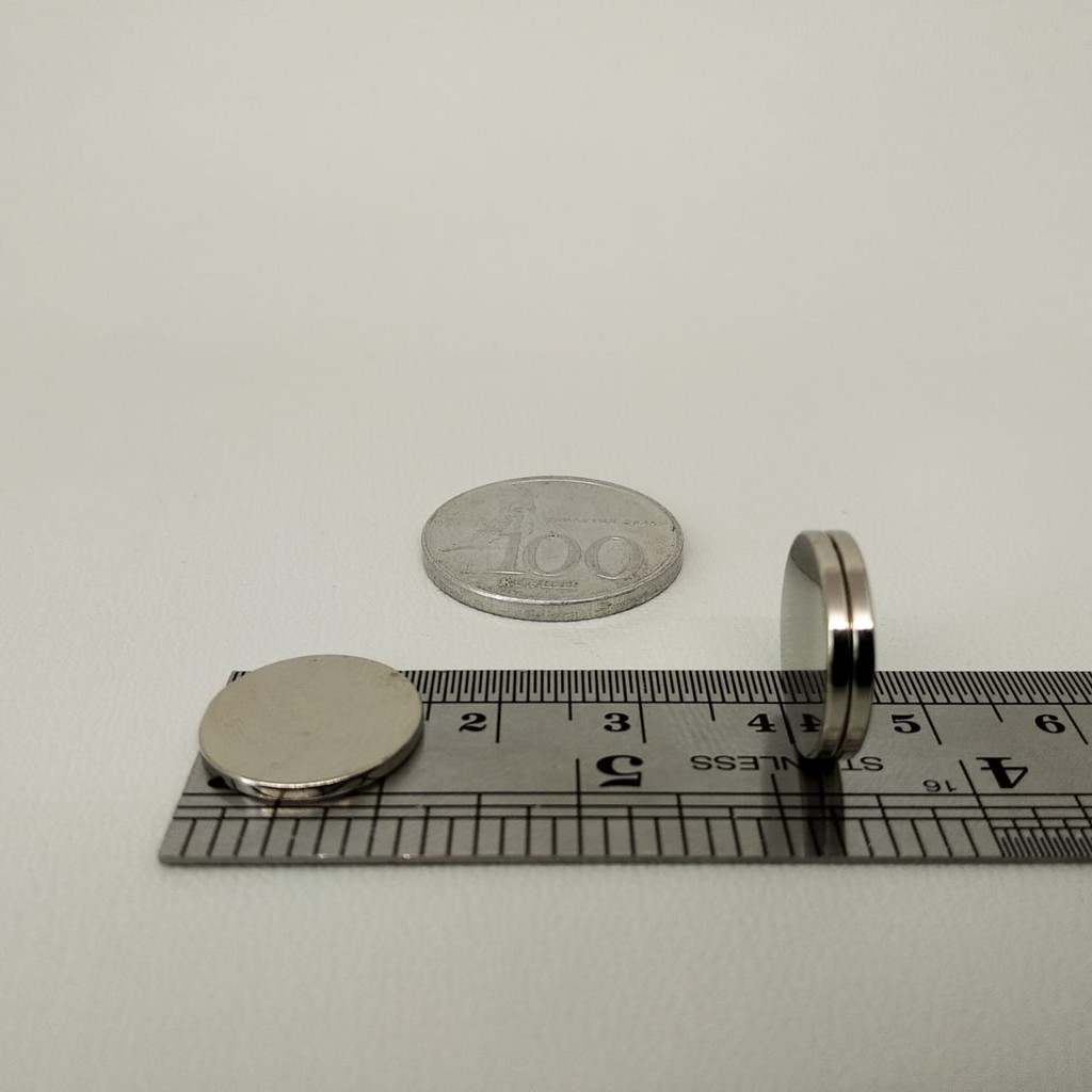 Jual MAGNET TANAM SILVER PUTIH SUPER D15X1,5MM | Shopee Indonesia