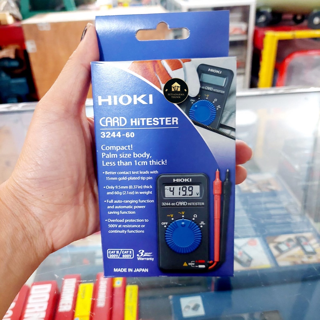 Jual DIGITAL MULTIMETER HIOKI 3244-60//CARD HiTESTER HIOKI | Shopee ...