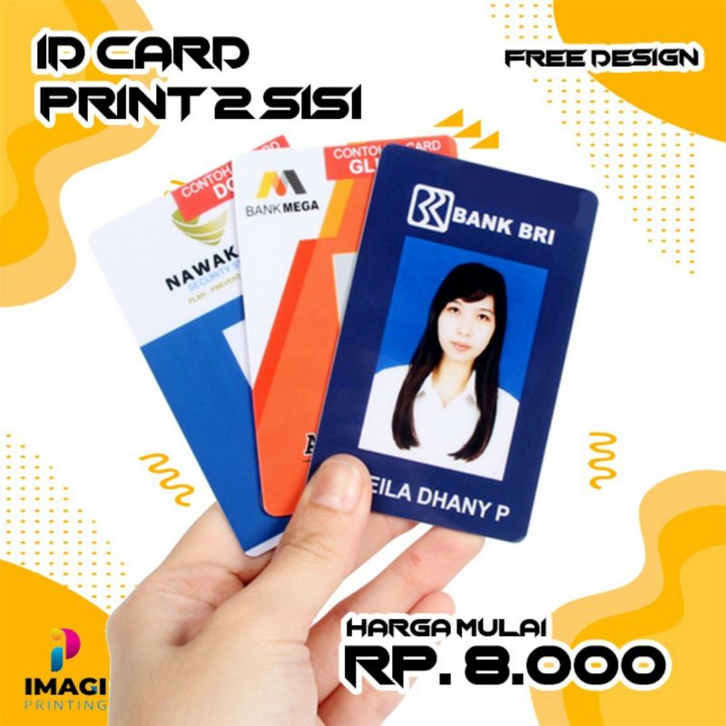 Jual id card pvc sehari jadi design bebas | Shopee Indonesia