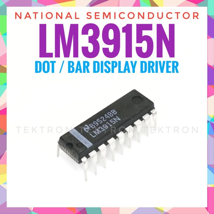 Jual National Semiconductor LM3915N dot bar display driver LM3915 original | Shopee Indonesia