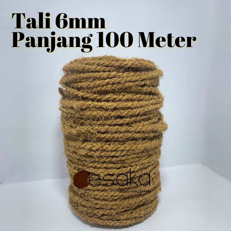 Jual Tali Sabut 6mm Panjang 100 Meter - Tali Turusan - Tali Tambang ...