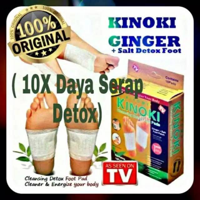 Jual Kinoki ginger gold harga per box isi 10 pcs | Shopee Indonesia