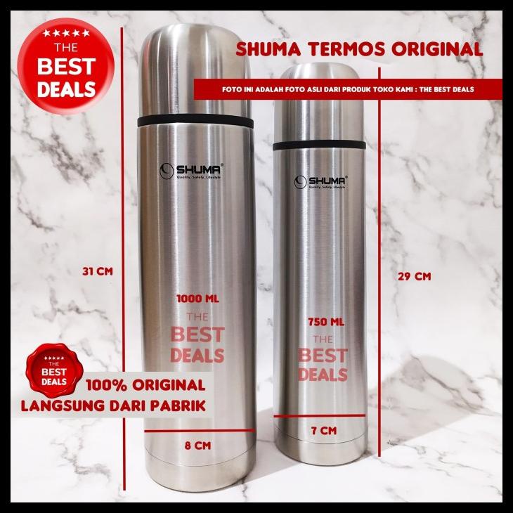 Jual Shuma Termos Air Dingin Dan Panas Stainless Steel 350 500 750 1000 ...