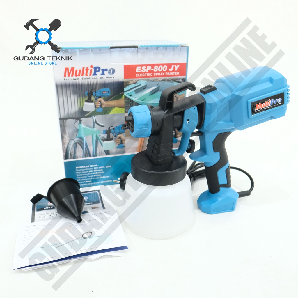 Jual Spray Gun Elektrik MULTIPRO ESP800JY / Spraygun Listrik ESP 800 JY ...