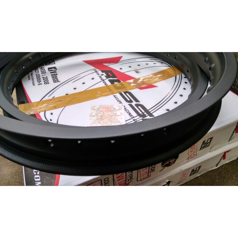 Jual velg rossi rim ring 18 ukuran 185 warna hitam doff | Shopee Indonesia