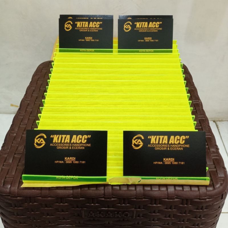 Jual [SO] Tempat Kartu Perdana 20x26 Akrilik Perdana Display Dudukan ...