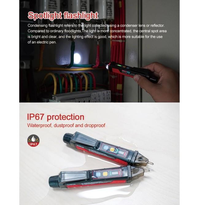 Jual Uni-T Socket Wall Ac Voltage Detector Electric Sensor Test Pen ...