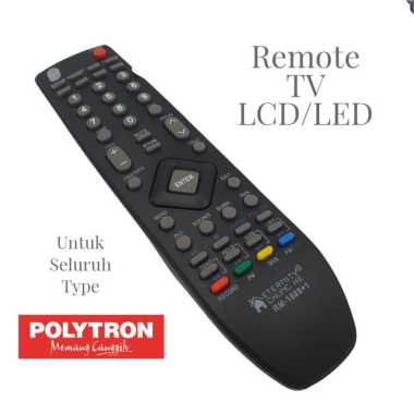 Jual Remot remote TV POLYTRON LCD LED 81F579B | Shopee Indonesia