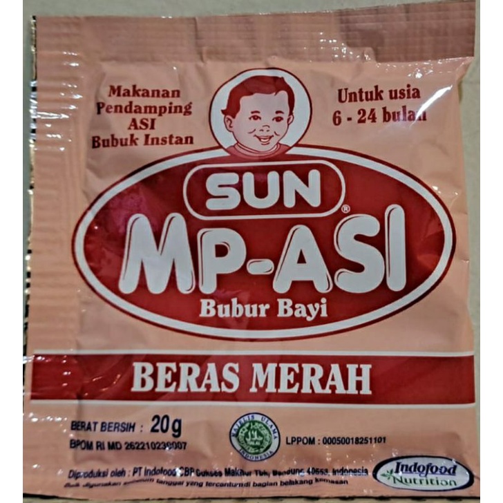 Jual SUN MP-ASI Bubur Bayi 6+ Sachet (1 renceng isi 12 pcs) | Shopee ...