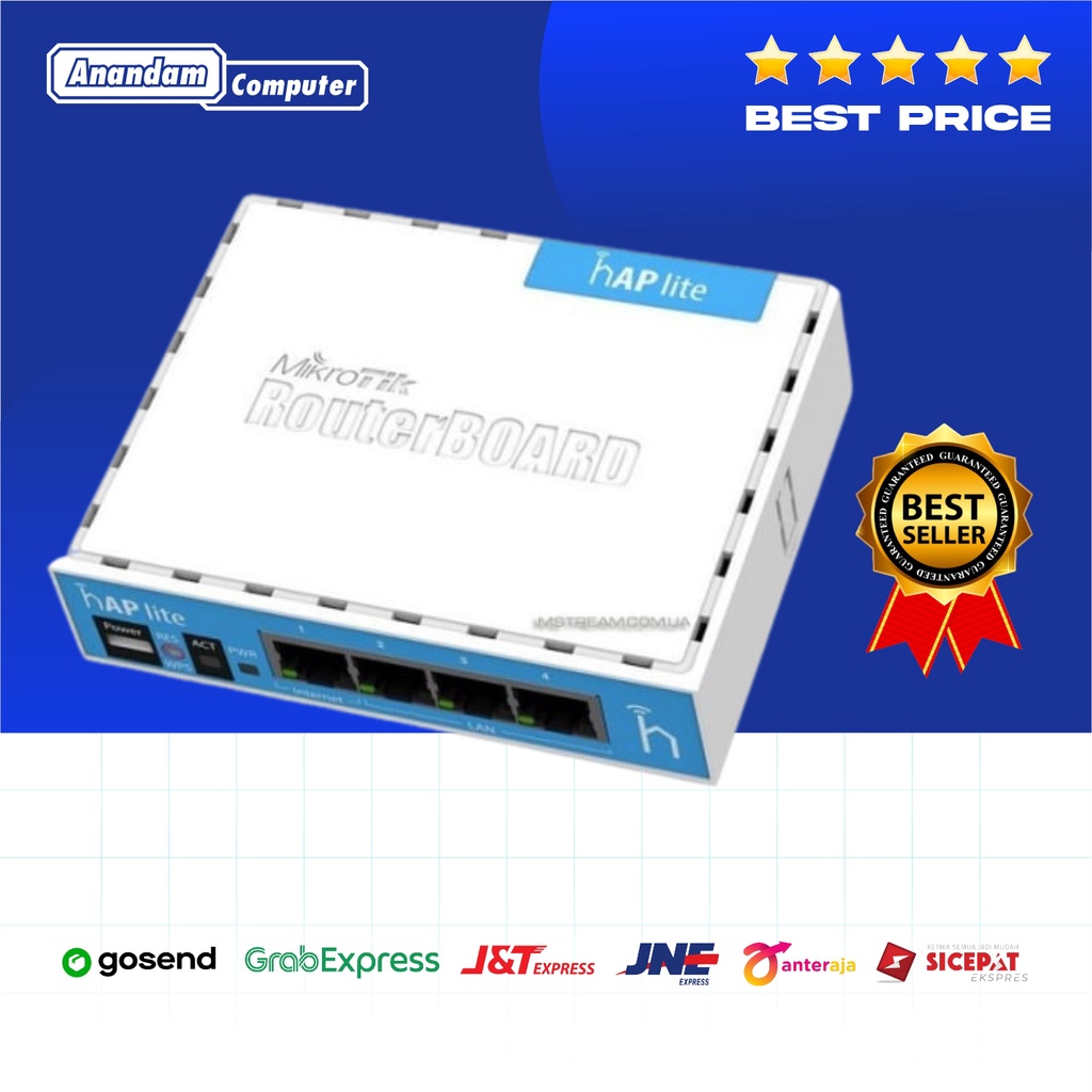 Jual MIKROTIK RB941-2nD Router Wireless RB 941(hAP-Lite) | Shopee Indonesia
