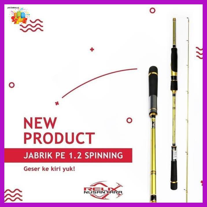 Jual narojpancing- joran jabrik 1.2 spinning light jigging relix ...