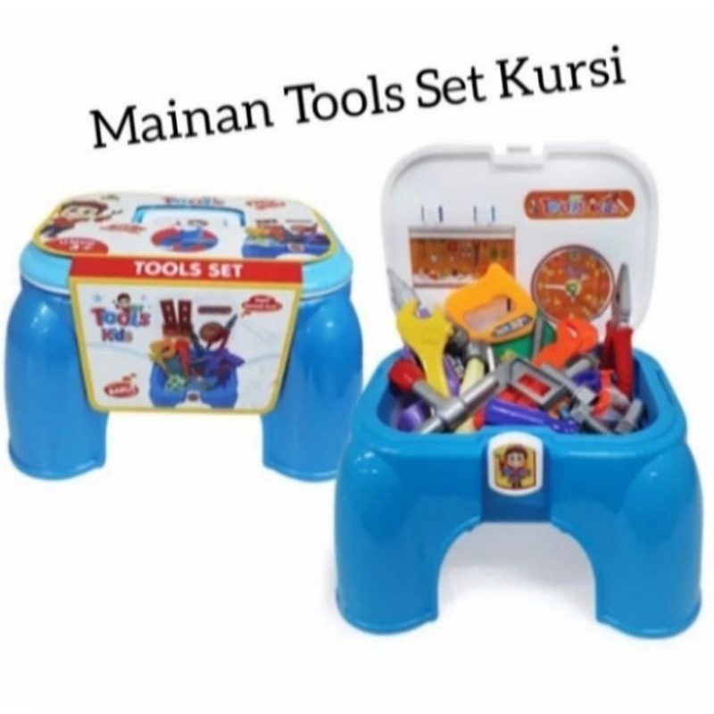 Jual Mainan Tools Set Kursi Edukatif - Tool Alat Perkakas Bangku Anak ...