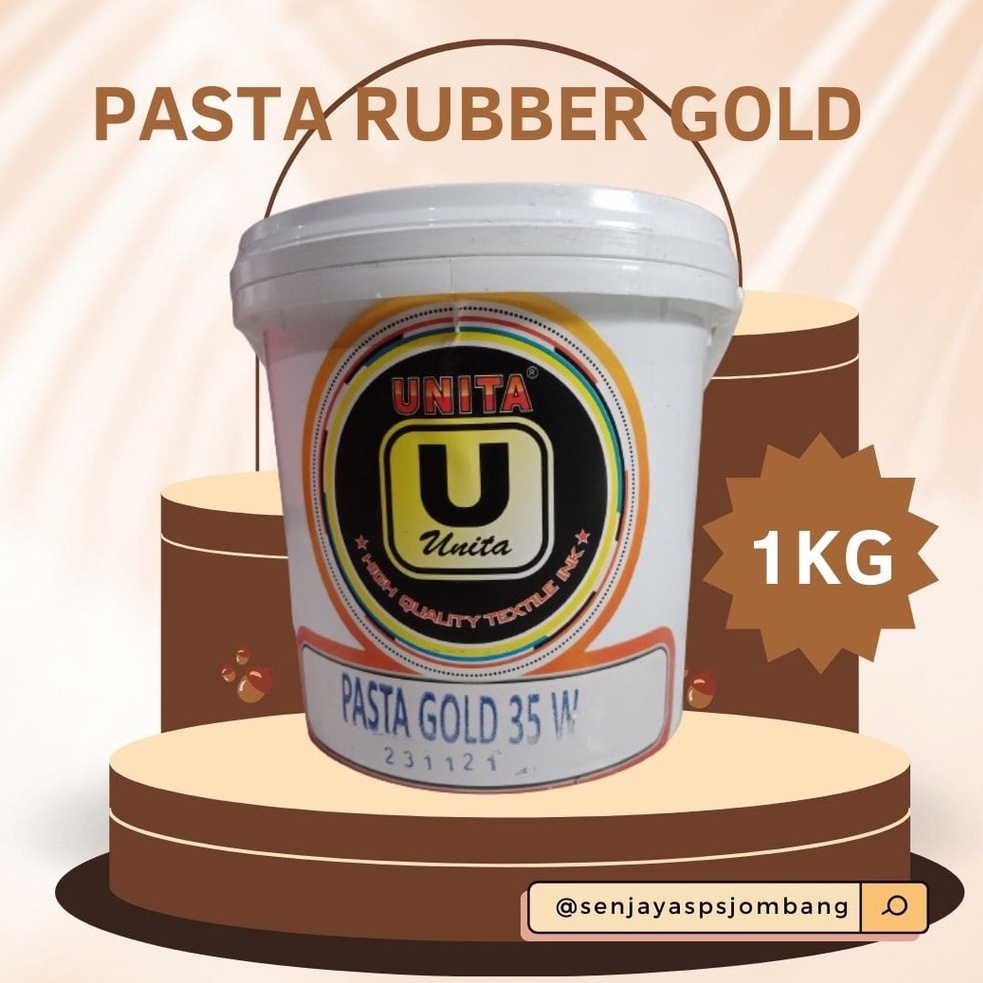 Jual UNITA RUBBER PASTA GOLD 35 @ 1 KG | Shopee Indonesia