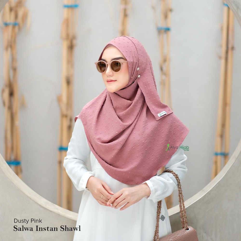 Jual ALYAHIJAB - SALWA RUBY SHAWL (All Size) | Hijab Semi Instant ...
