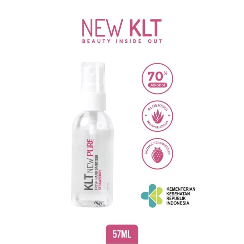 Jual KLT NEW PURE FRESH HAND SANITIZER STRAWBERRY | Shopee Indonesia