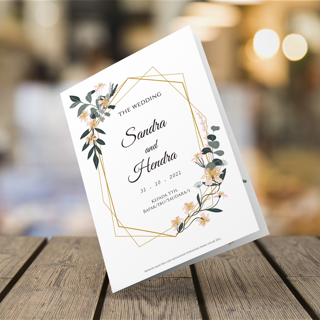 Jual UNDANGAN PERNIKAHAN UNDANGAN RUSTIK MURAH, UNDANGAN CANTIK ...