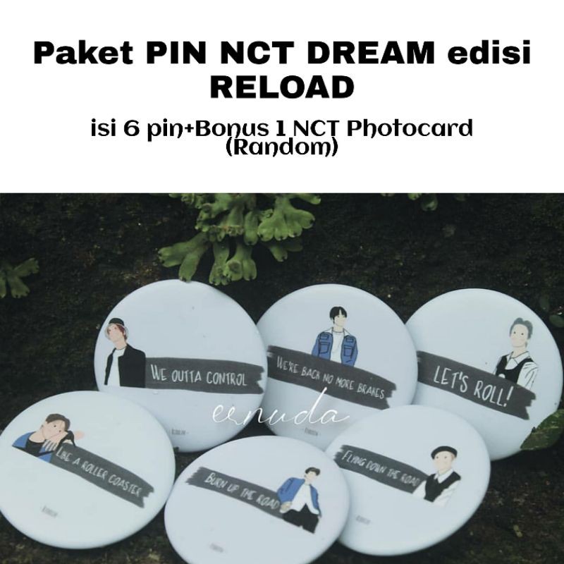 Jual NCT DREAM Pin edisi RELOAD | Shopee Indonesia