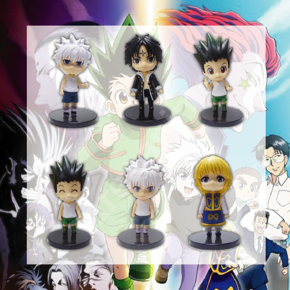 Jual Action Figure Hunter X Hunter "Gon, Killua, Kurapika, Chloro ...
