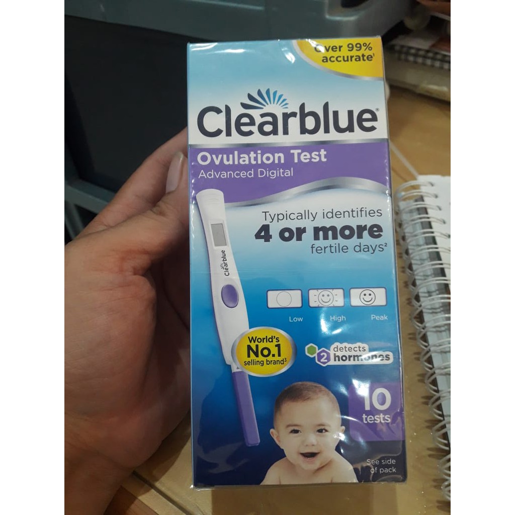 Jual Clear blue Ovulation Test advanced Digital 10tests | Shopee Indonesia