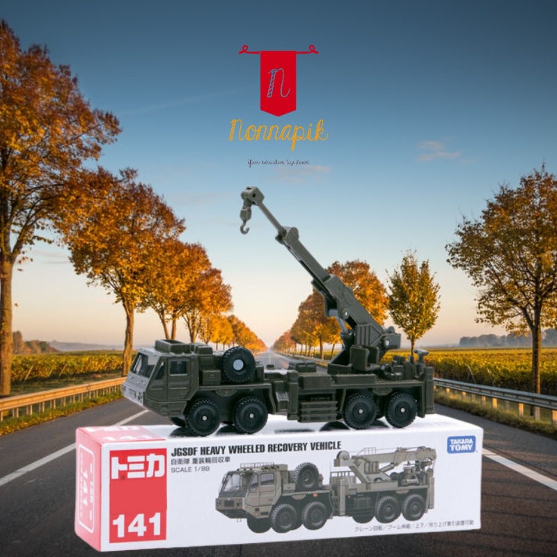 Jual Tomica long 141 JGSDF Heavy Wheeled Recovery Vehicle Takara Tomy ...